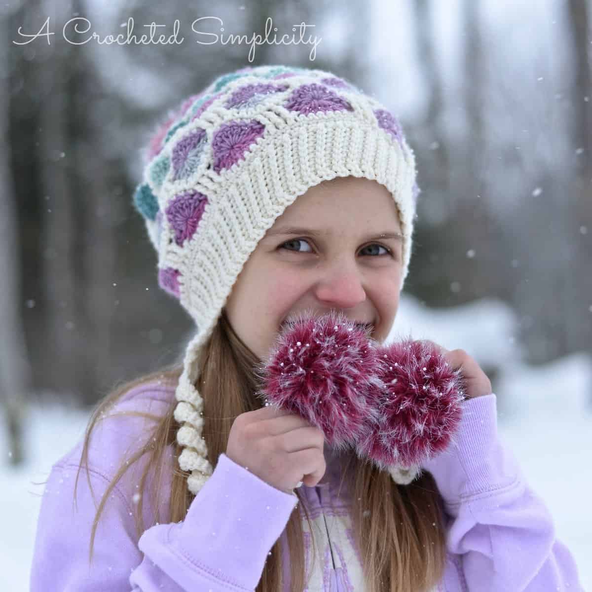 How to Make Faux Fur Poms using Fur Yarn! - A Crocheted Simplicity