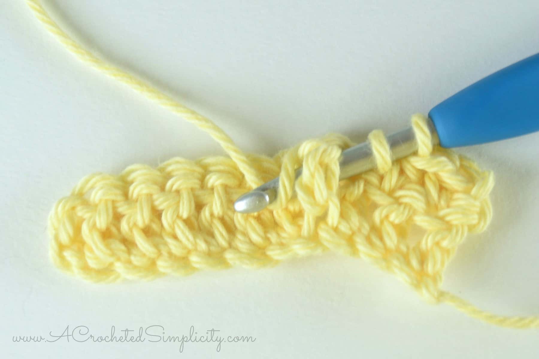 How to Crochet - 2 Strand Crochet Cable - Photo & Video Tutorial - A ...