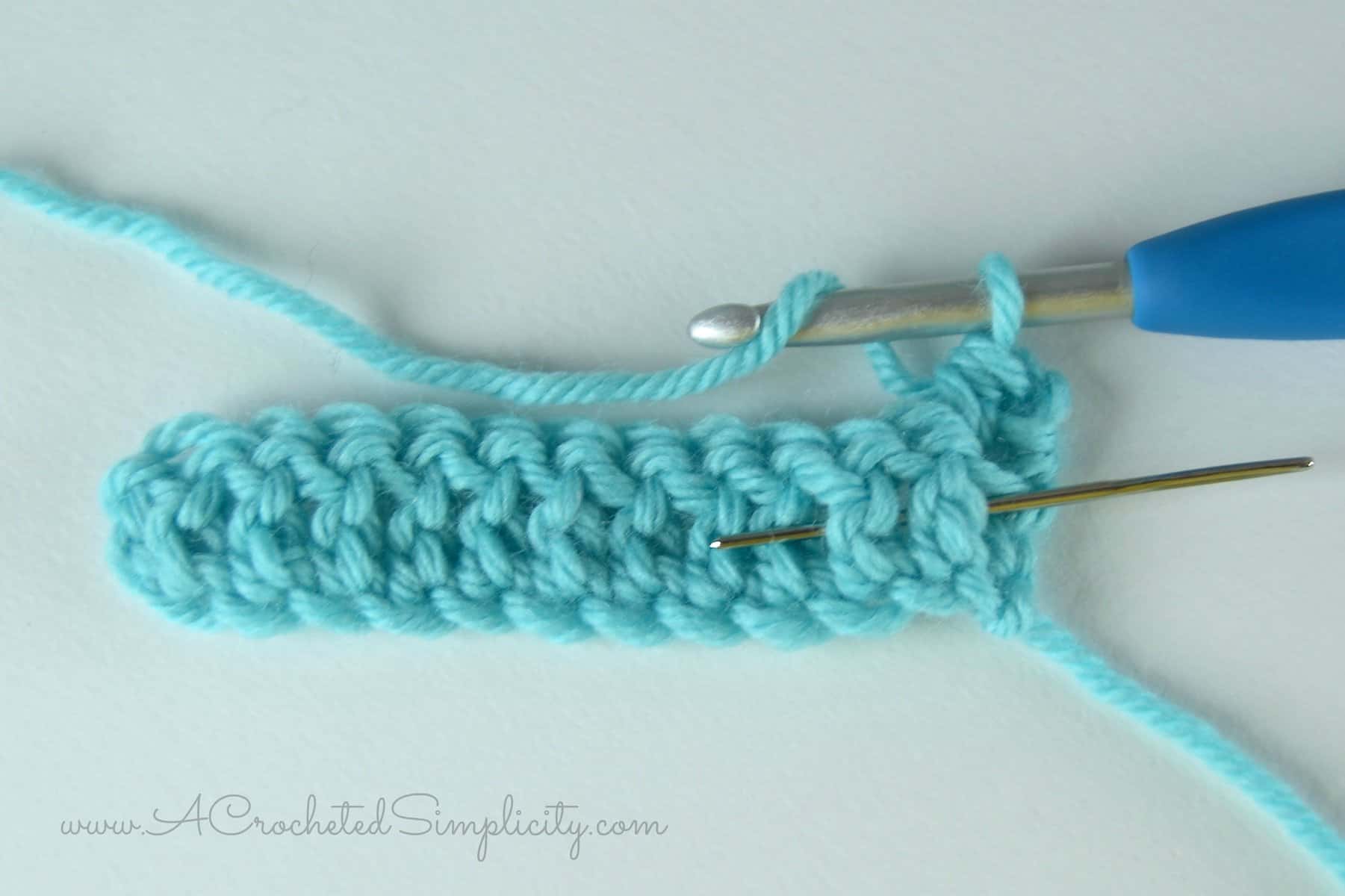 How to Crochet - Front Post Double Crochet Decrease (fpdc2tog) - A Crocheted Simplicity