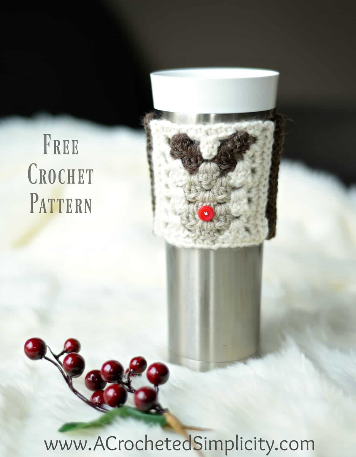 Free Crochet Coffee Sleeve Pattern