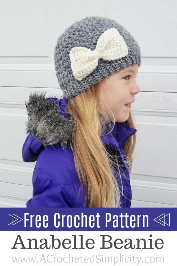 Anabelle Beanie - Free Crochet Pattern - A Crocheted Simplicity