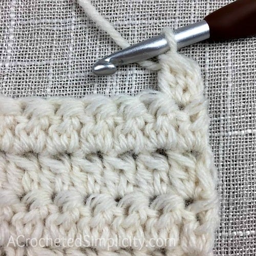 Learn to Crochet the Alternate Double Crochet Cluster Stitch - A Crocheted Simplicity