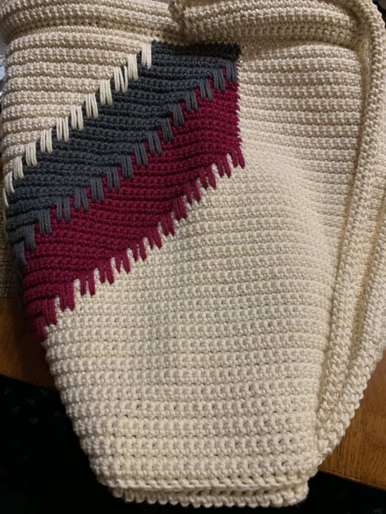 Wanderlust Chevron Backpack - Free Crochet Backpack Pattern - A Crocheted Simplicity