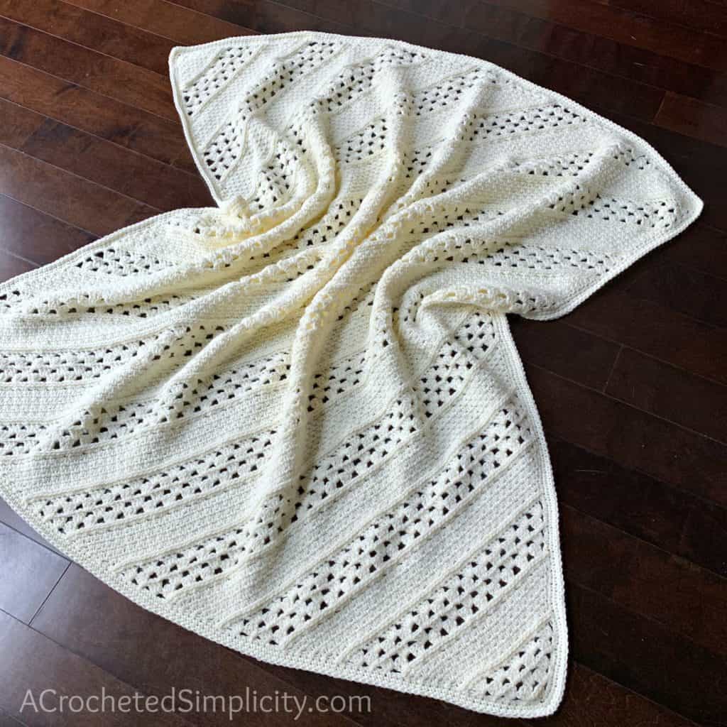 Elayna's Afghan - Free Crochet Blanket Pattern - A Crocheted Simplicity