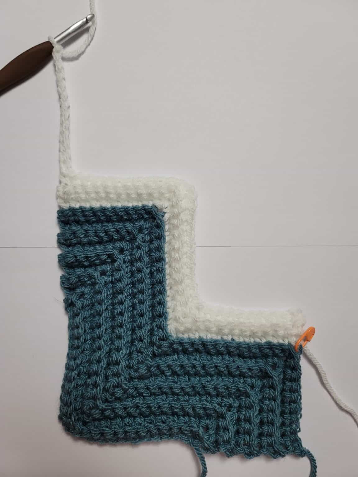 Diagonal Ripple Scarf - Free Crochet Scarf Pattern - A Crocheted Simplicity