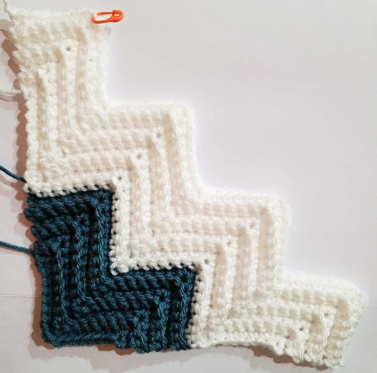 Diagonal Ripple Lapghan - Free Crochet Blanket Pattern - A Crocheted ...