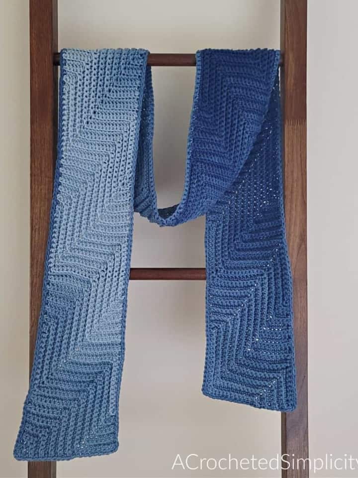 Free Crochet Pattern - Aveline Reversible Crochet Scarf - A Crocheted ...