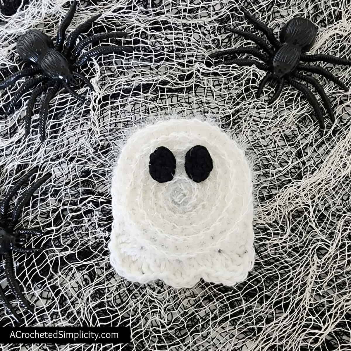 Ghost Dish Scrubby - Free Crochet Pattern - A Crocheted Simplicity