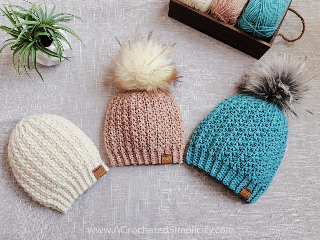 Easy Short Row Crochet Hat Pattern - A Crocheted Simplicity