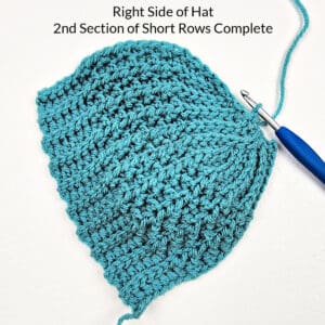 Easy Short Row Crochet Hat Pattern - A Crocheted Simplicity