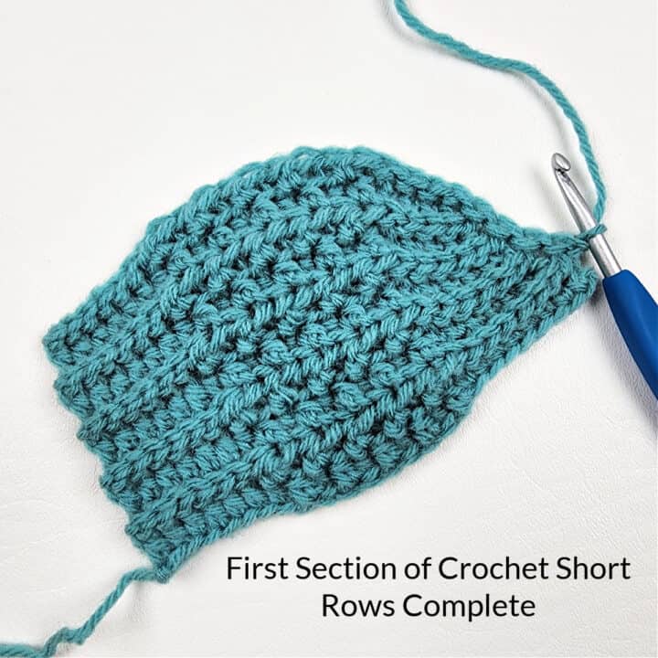 Easy Short Row Crochet Hat Pattern - A Crocheted Simplicity