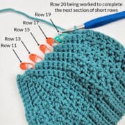 Easy Short Row Crochet Hat Pattern - A Crocheted Simplicity