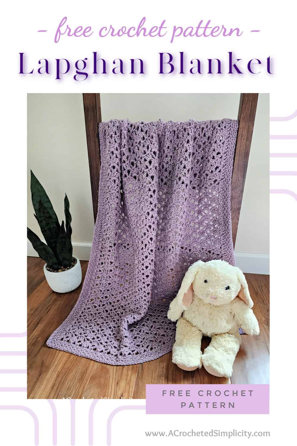Lacy Baby Blanket Crochet Pattern - A Crocheted Simplicity