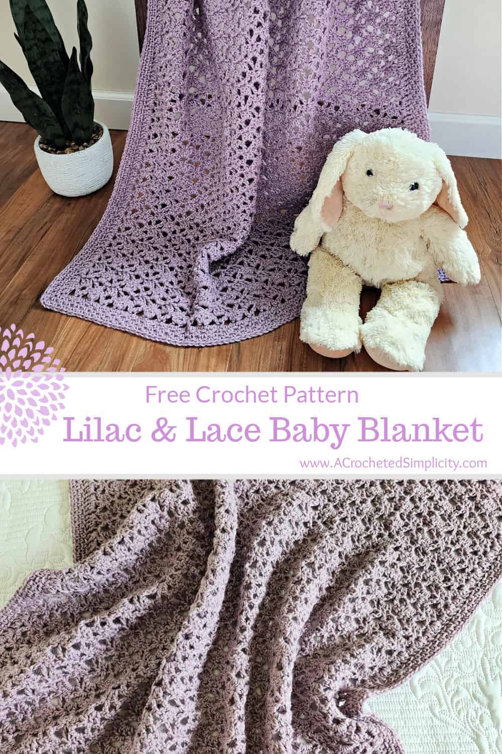 Lacy Baby Blanket Crochet Pattern - A Crocheted Simplicity