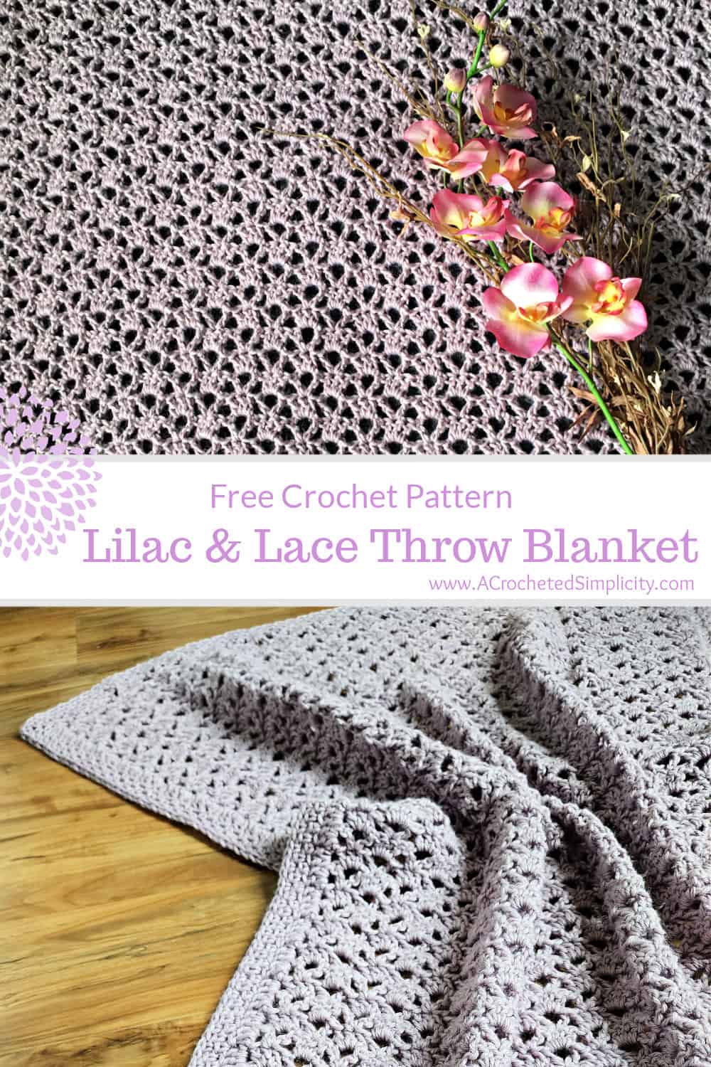 Lacy Baby Blanket Crochet Pattern - A Crocheted Simplicity