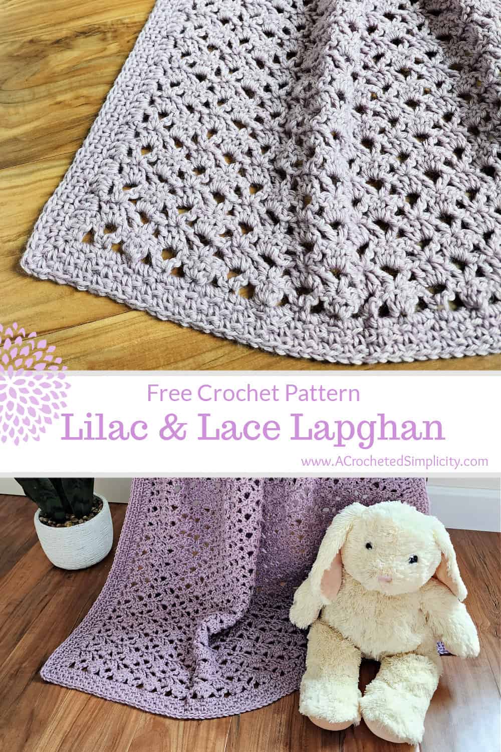 Lacy Baby Blanket Crochet Pattern - A Crocheted Simplicity