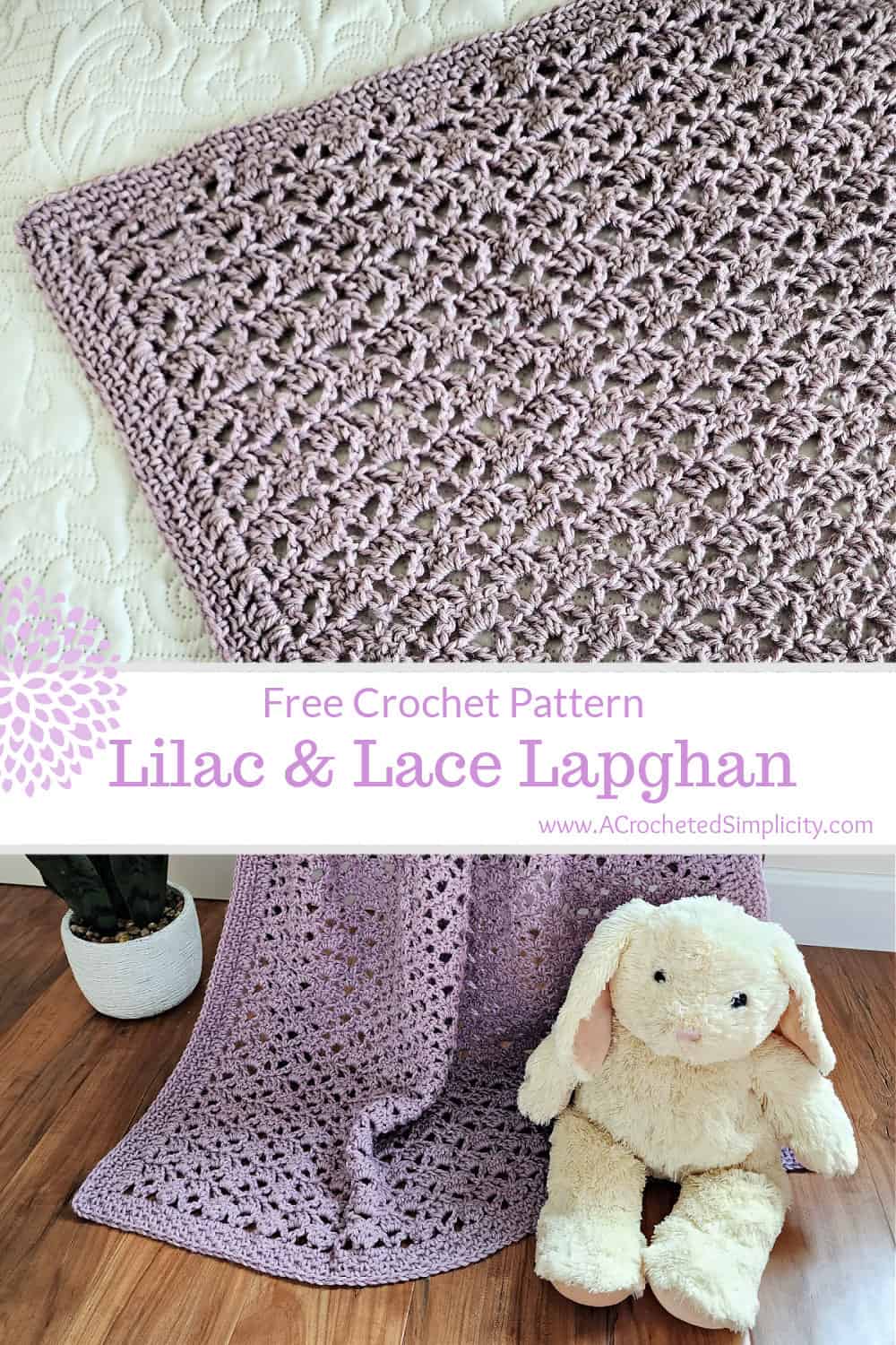 Lacy Baby Blanket Crochet Pattern - A Crocheted Simplicity