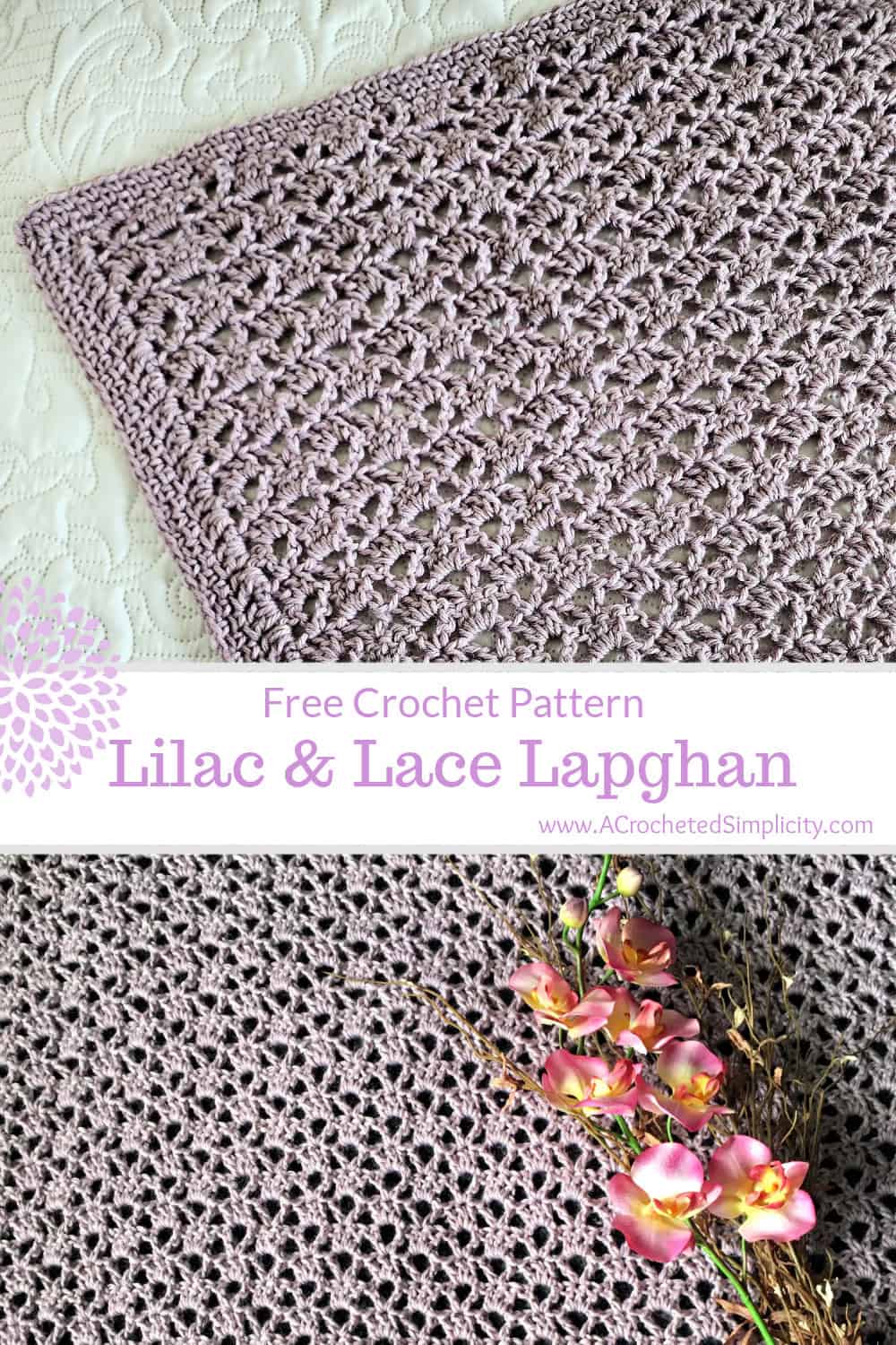 Lacy Baby Blanket Crochet Pattern - A Crocheted Simplicity