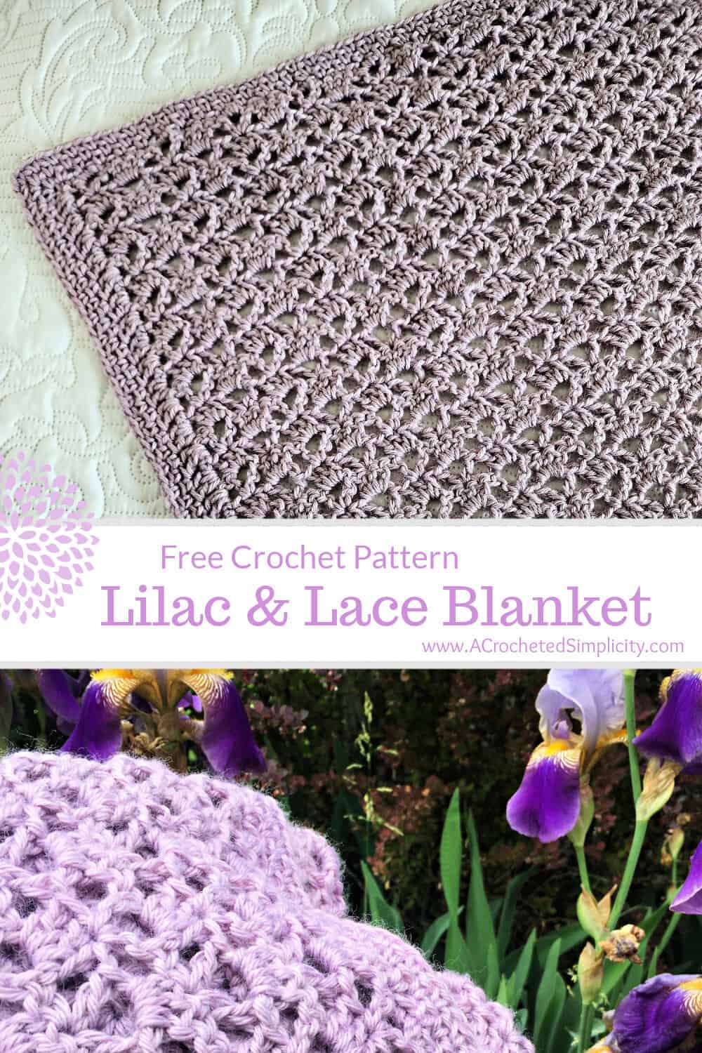 Lacy Baby Blanket Crochet Pattern - A Crocheted Simplicity