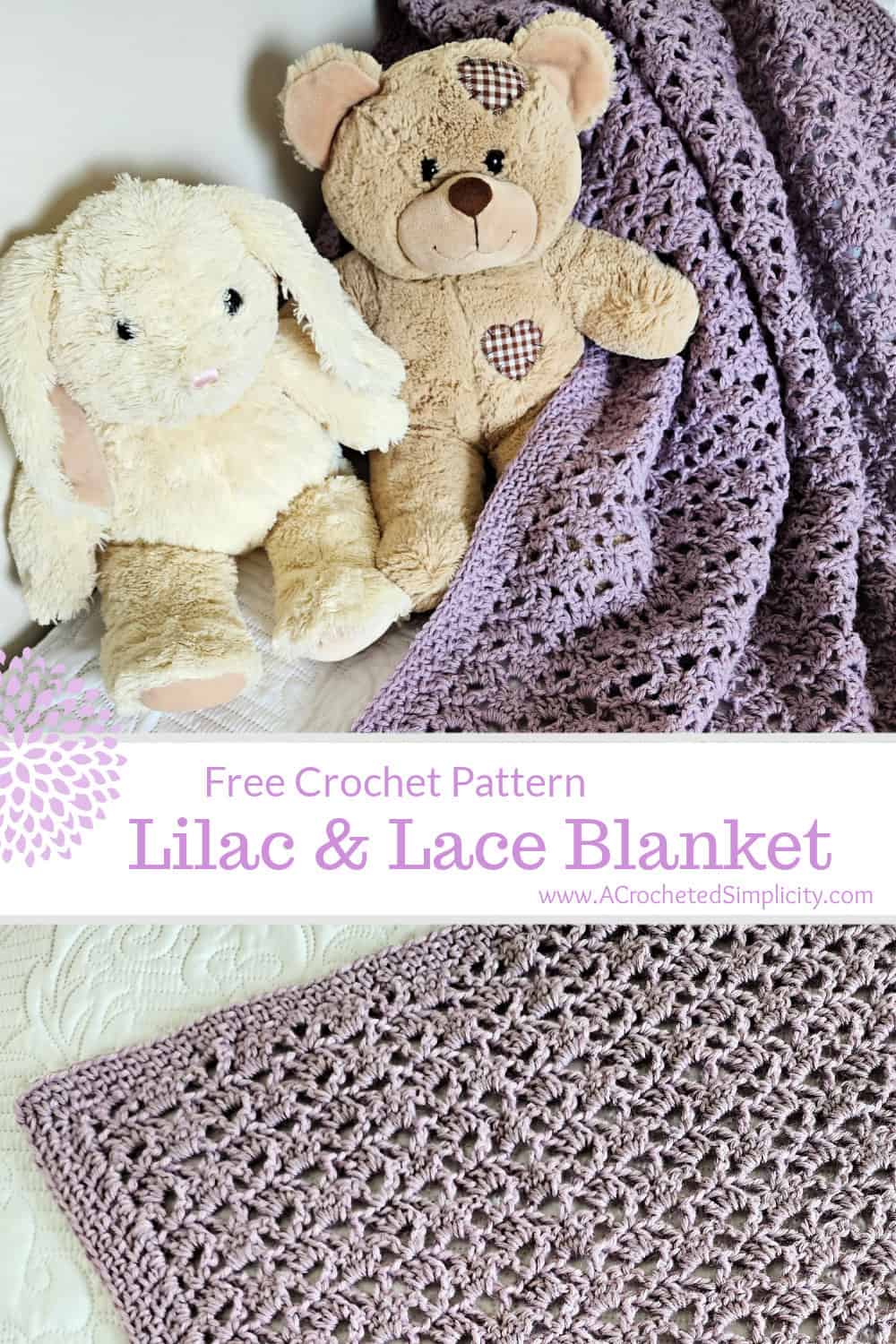 Lacy Baby Blanket Crochet Pattern - A Crocheted Simplicity