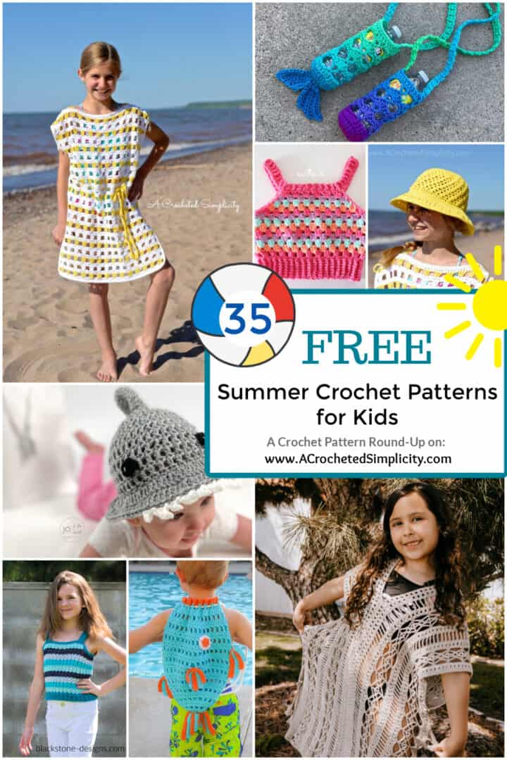 35 Free Summer Crochet Projects for Kids - A Crocheted Simplicity