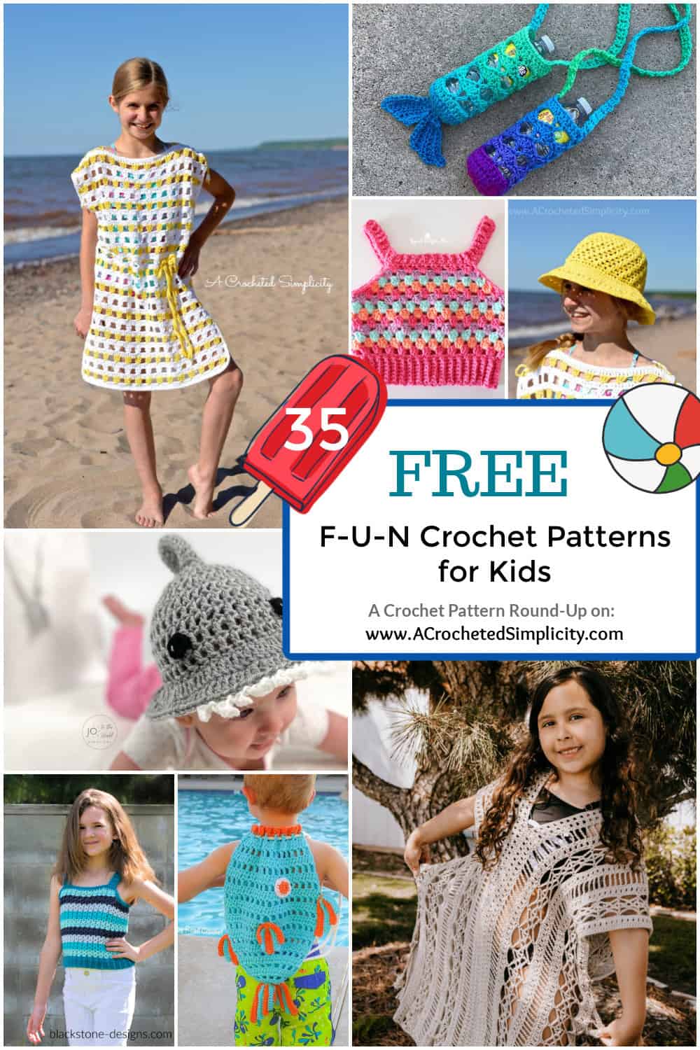 35 Free Summer Crochet Projects for Kids - A Crocheted Simplicity