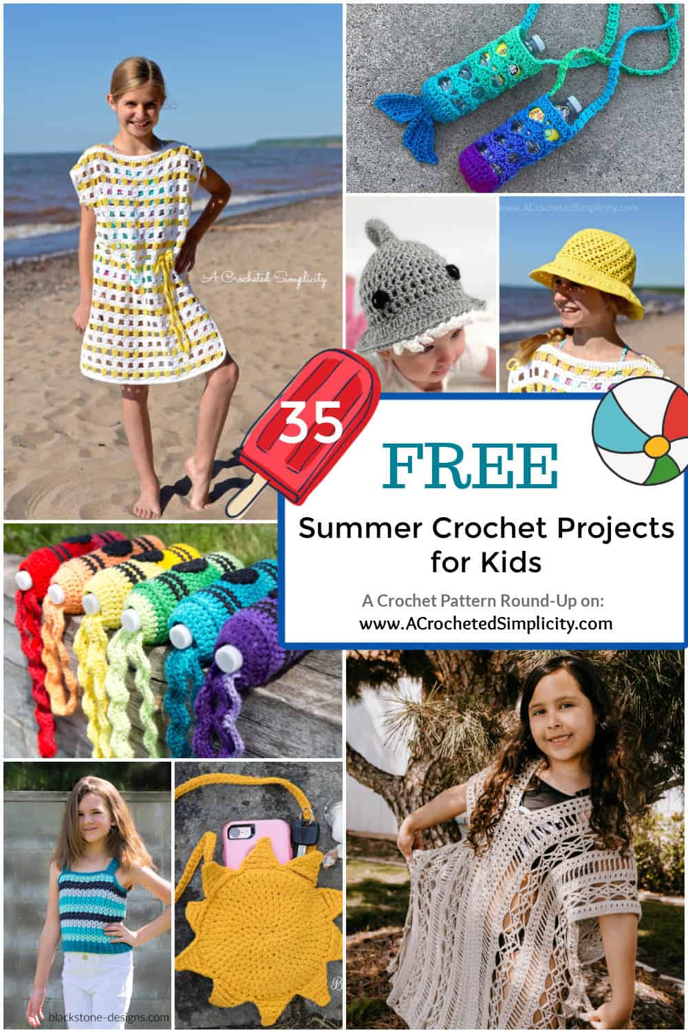 35 Free Summer Crochet Projects for Kids - A Crocheted Simplicity