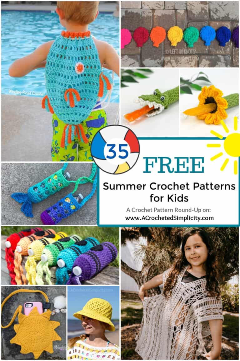 35 Free Summer Crochet Projects for Kids - A Crocheted Simplicity