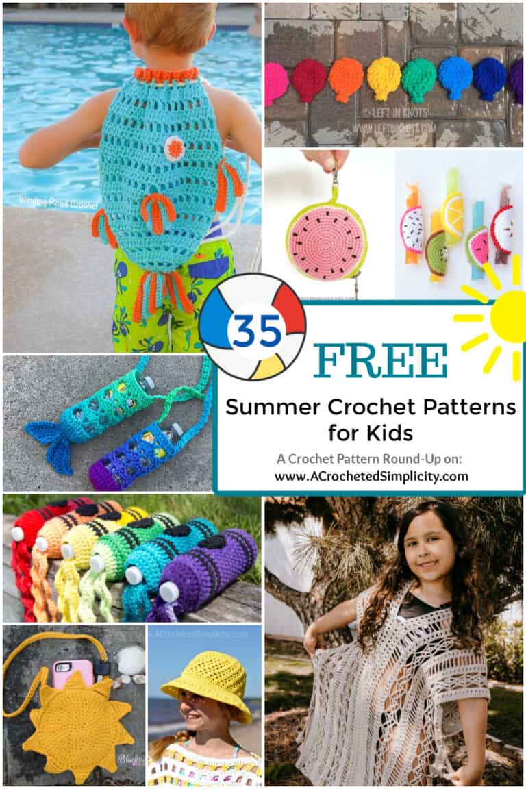 35 Free Summer Crochet Projects for Kids - A Crocheted Simplicity