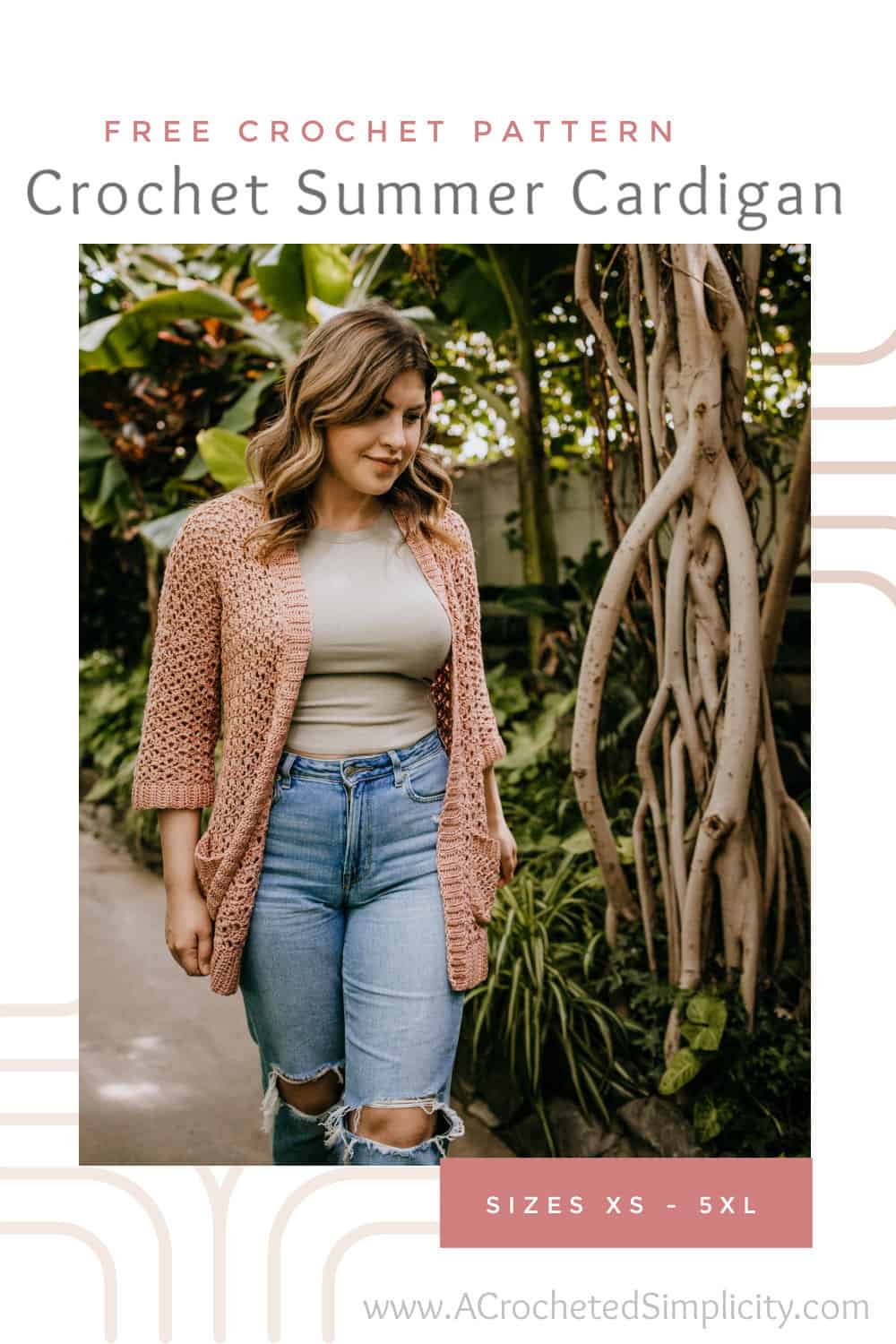 Crochet Summer Cardigan - A Crocheted Simplicity