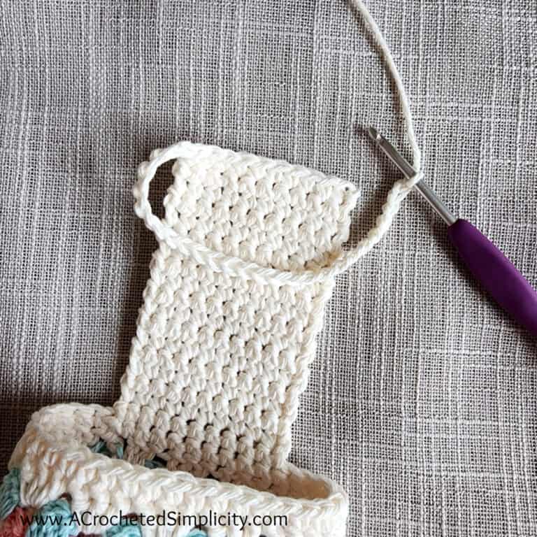 Crochet Chair Caddy - A Crocheted Simplicity