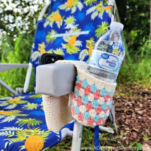 Crochet Chair Caddy - A Crocheted Simplicity