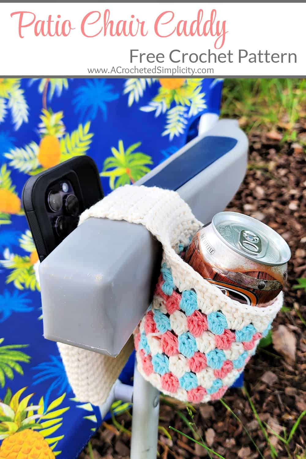 Crochet Chair Caddy - A Crocheted Simplicity