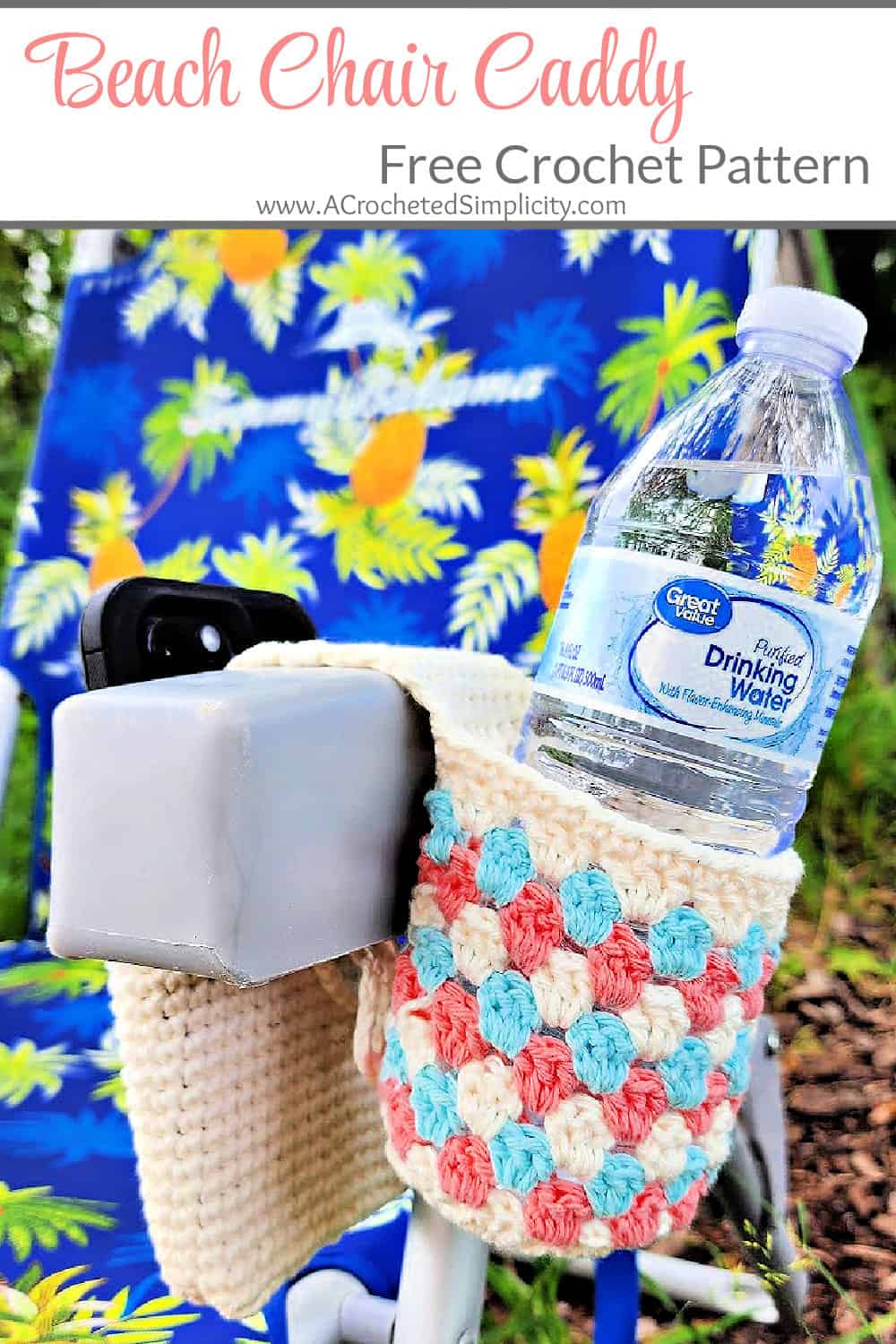 Crochet Chair Caddy - A Crocheted Simplicity