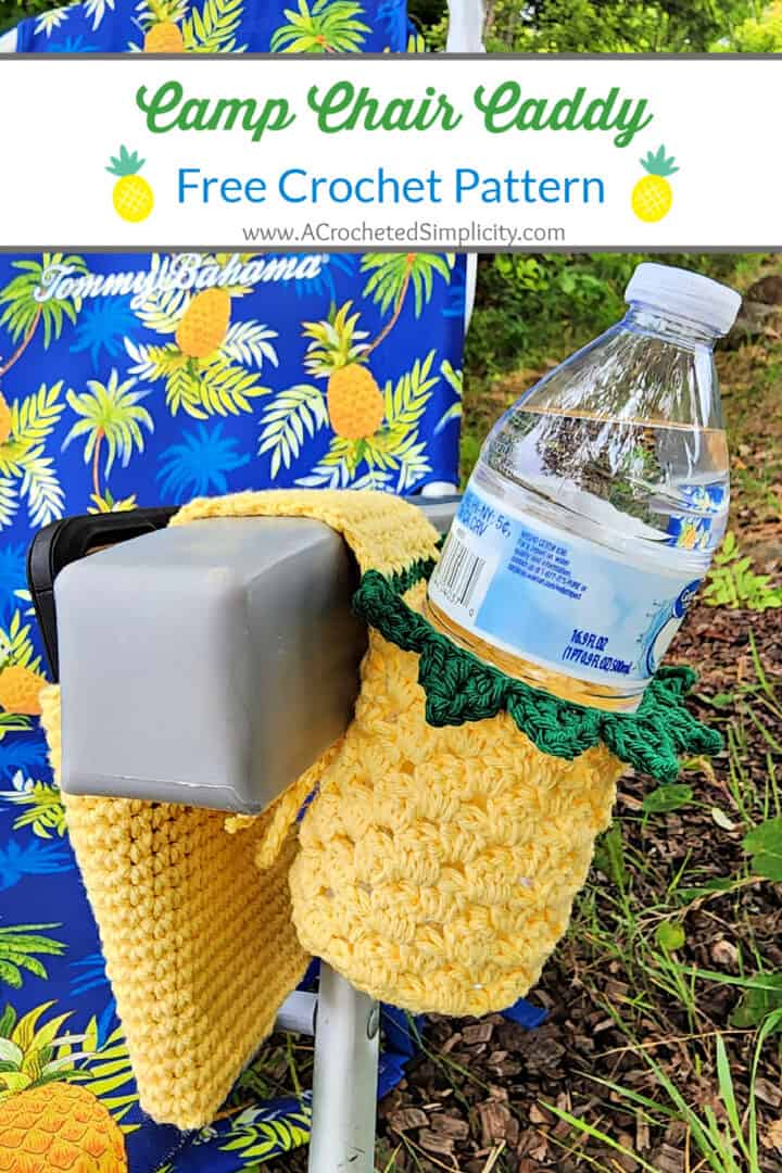 Crochet Chair Caddy - A Crocheted Simplicity