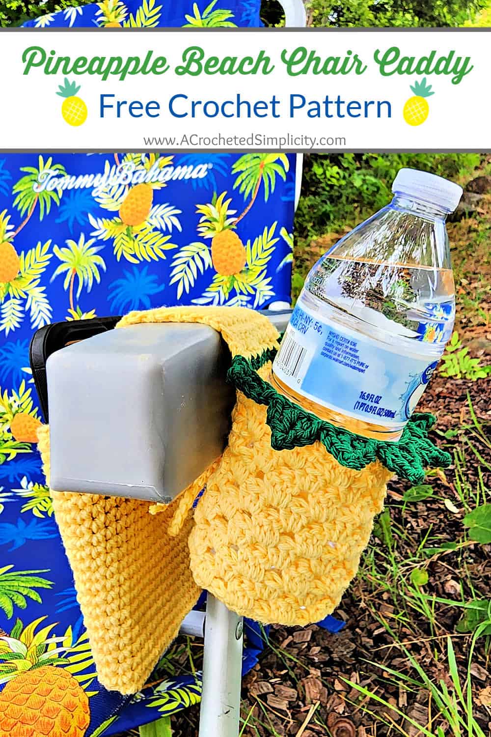 Crochet Chair Caddy - A Crocheted Simplicity