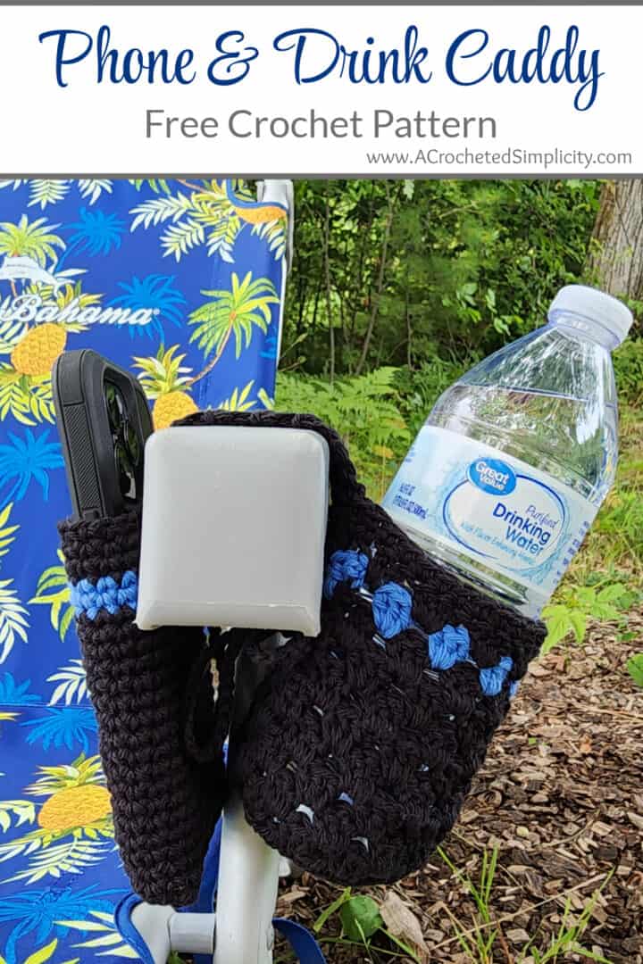 Crochet Chair Caddy - A Crocheted Simplicity