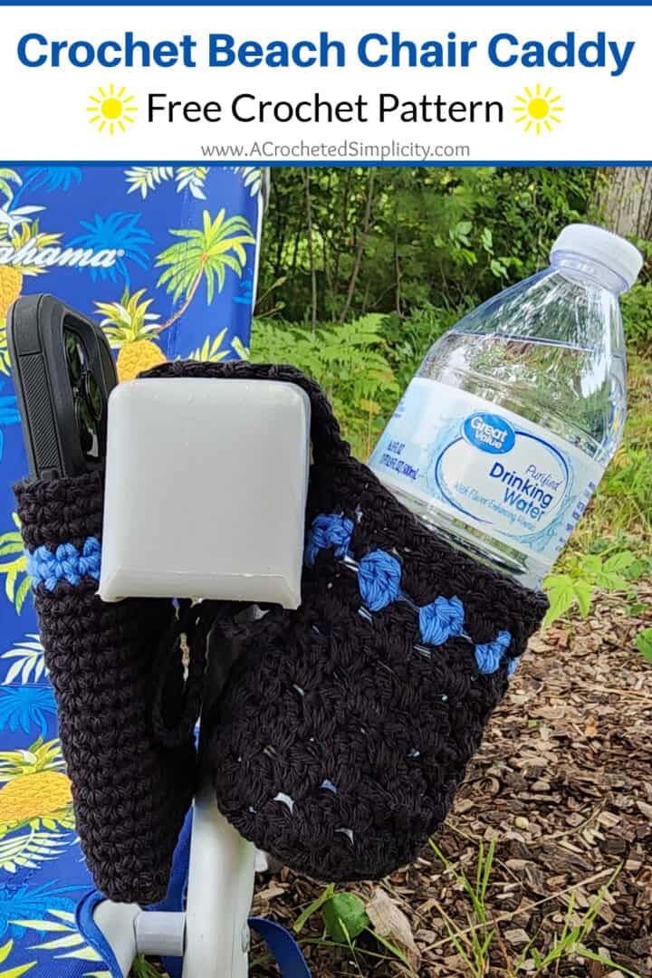 Crochet Chair Caddy - A Crocheted Simplicity