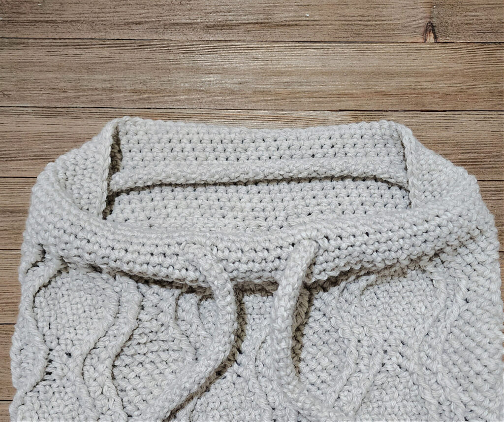 Crochet Drawstring Cowl - Winter Wonder - A Crocheted Simplicity