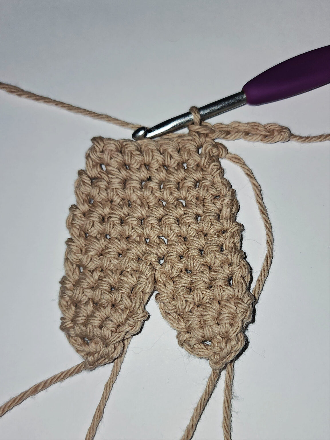 Crochet Gingerbread Man Candy Cane Holder - A Crocheted Simplicity