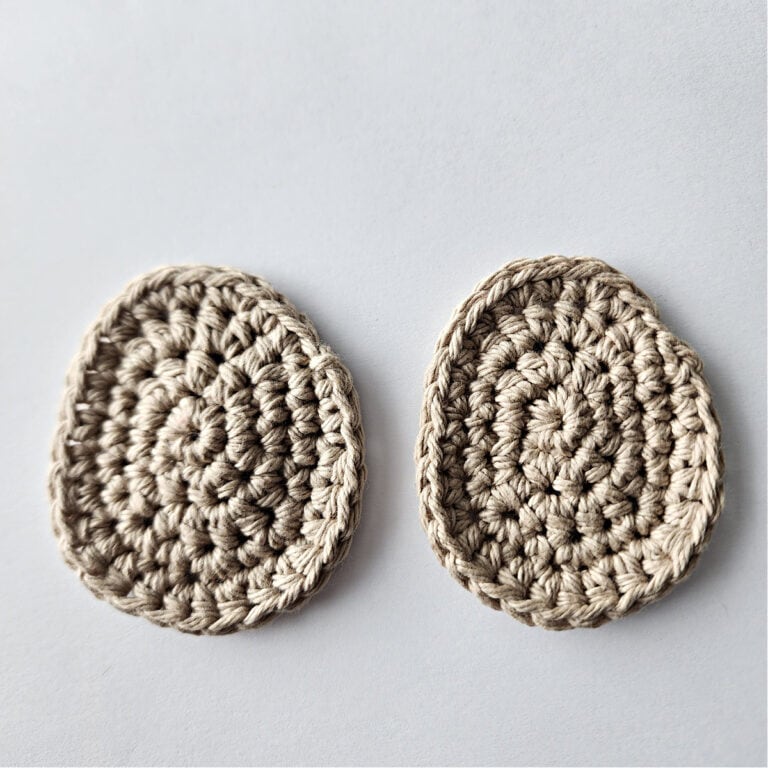 Crochet Reindeer Candy Cane Holder Ornament - A Crocheted Simplicity