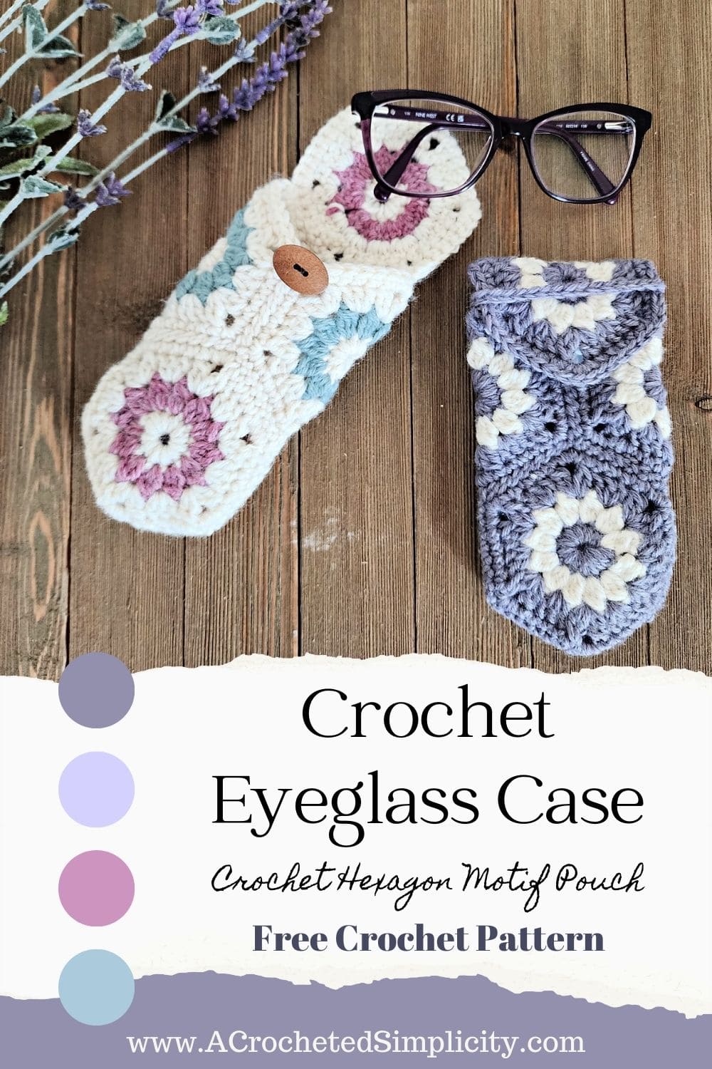Crochet Eyeglass Case - A Crocheted Simplicity