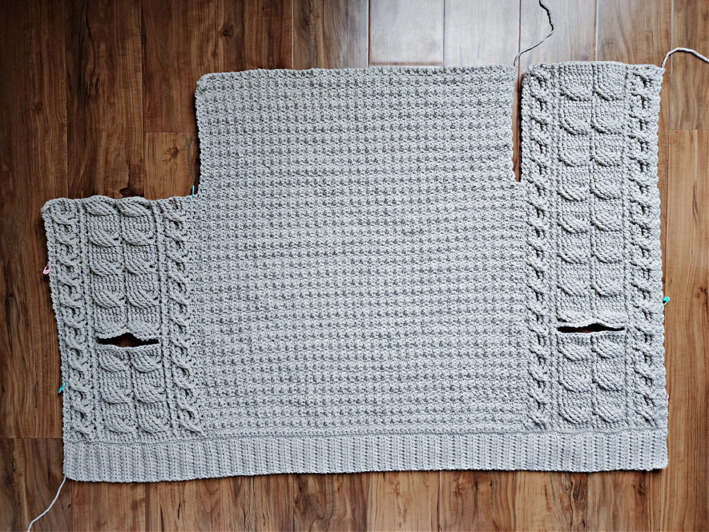 Crochet Cable Cardigan - A Crocheted Simplicity