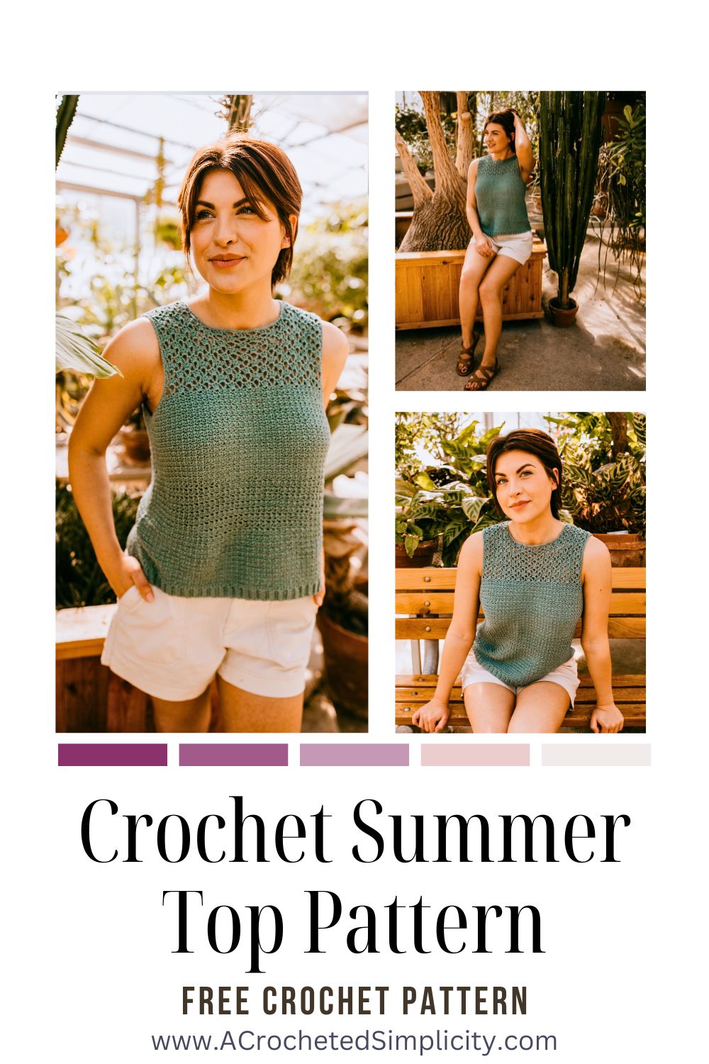 Chantilly Crochet Summer Top - A Crocheted Simplicity