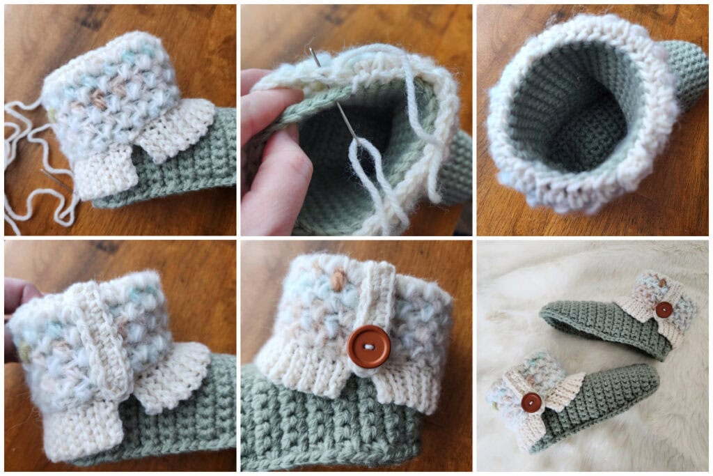 Hibernation Crochet Slipper Boots - A Crocheted Simplicity