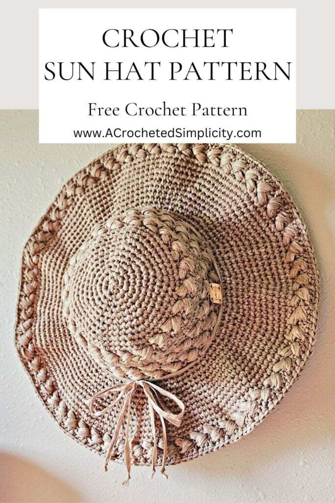 Crochet Sun Hat - A Crocheted Simplicity