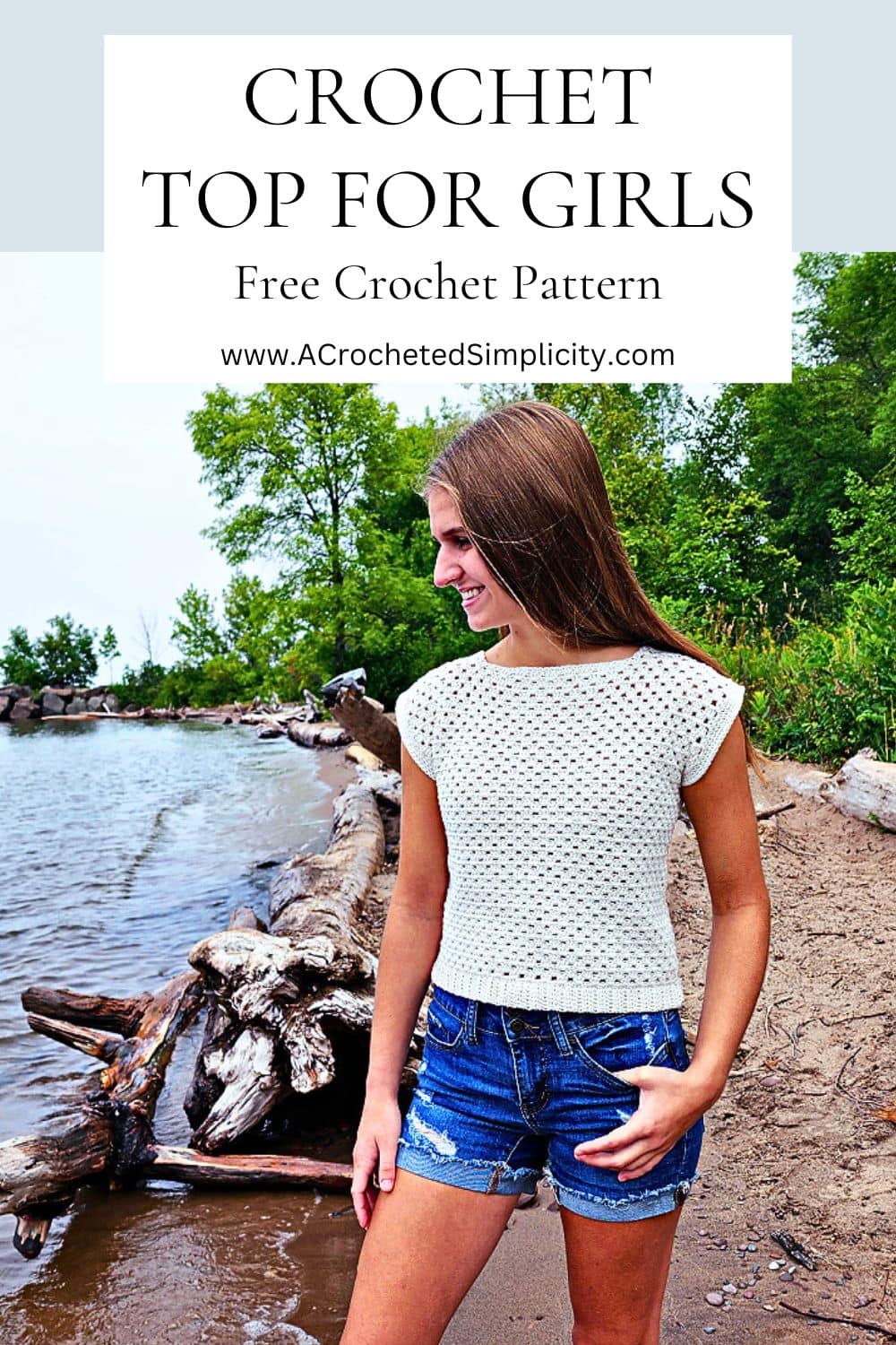 Girls Crochet Top - A Crocheted Simplicity