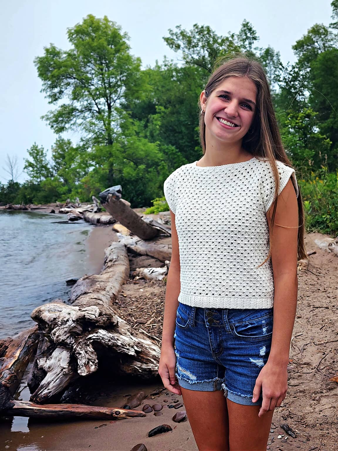 Girls Crochet Top - A Crocheted Simplicity