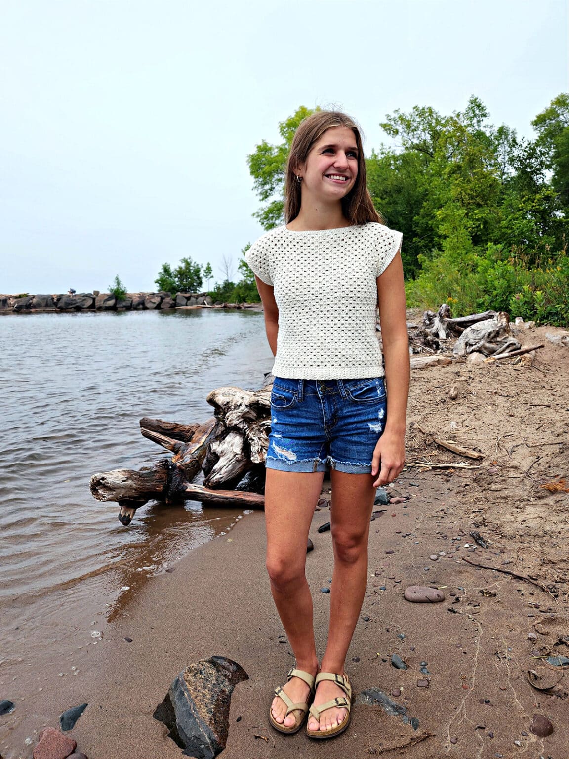 Girls Crochet Top - A Crocheted Simplicity