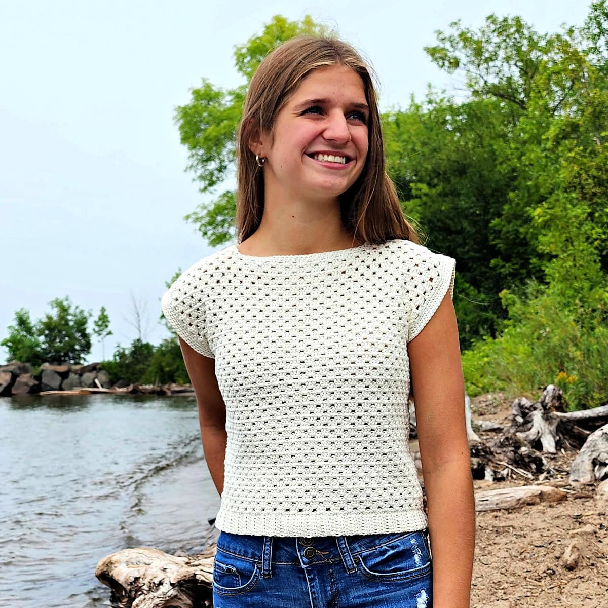 Girls Crochet Top - A Crocheted Simplicity